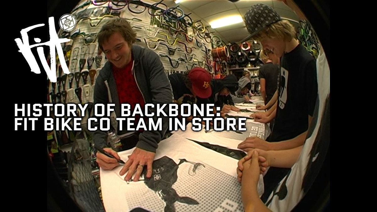 History of Backbone: Fit Bike Co team in store – Back Bone BMX