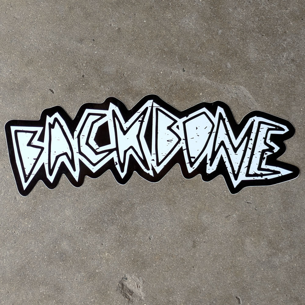 Backbone BMX Die Cut Logo Sticker – Back Bone BMX