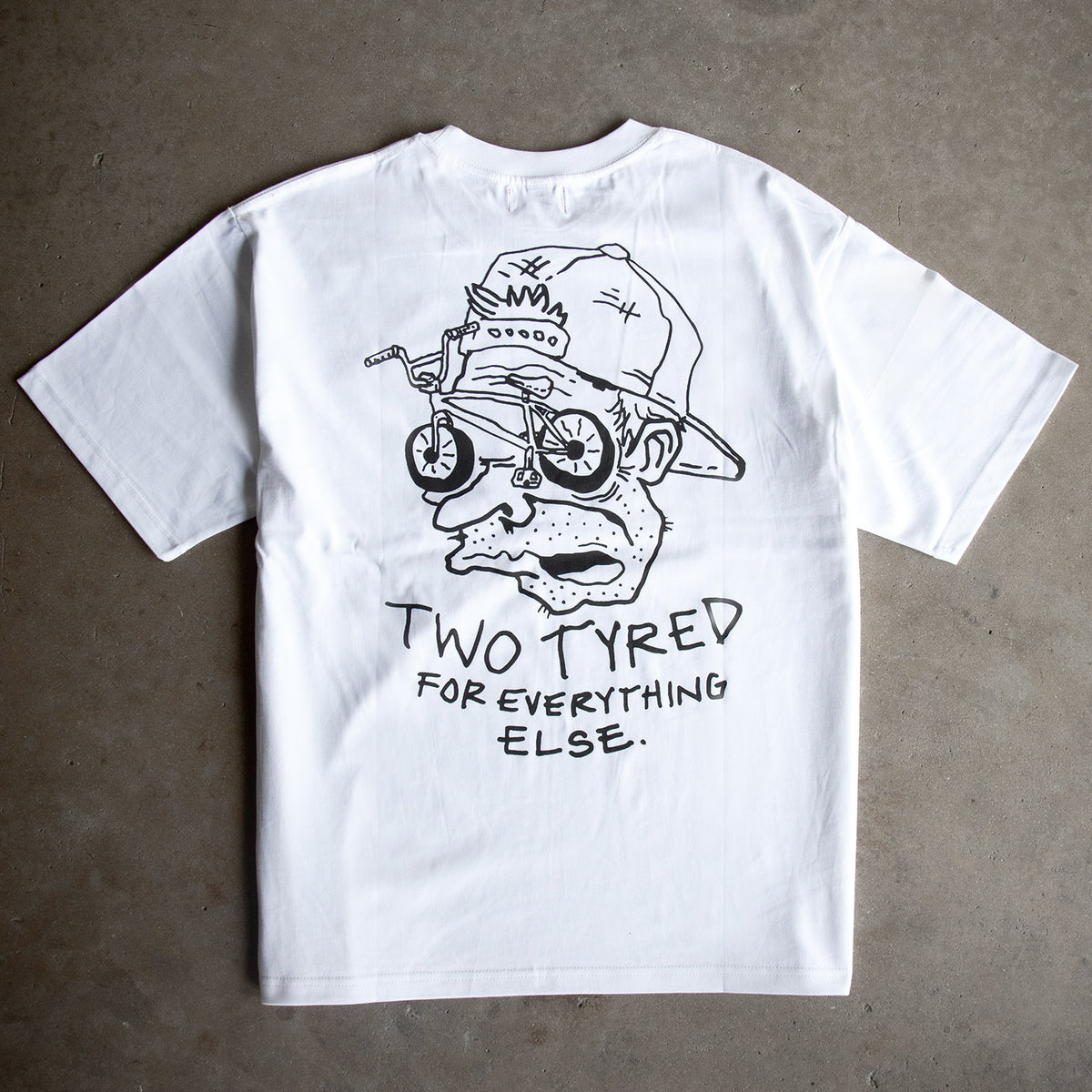 Backbone BMX t-shirt | Two Tyred Oversize Tee – Back Bone BMX